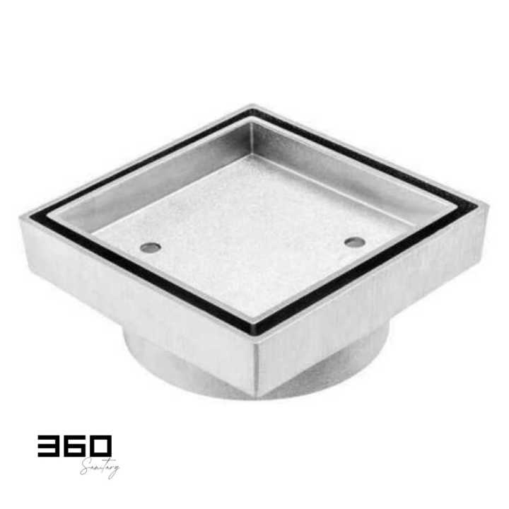 Concealed Tile Insert Hidden Floor Drain 6x6 inches | Daraz.pk