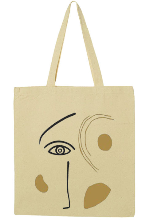 Vagile Abstract Face one line art Tote l Aesthetic SUPER HEAVY WEIGHT ...