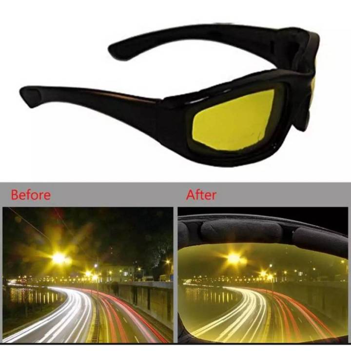 HD Vision Day Night Polarizing glasses For Bike, Car Drivers Anti ...