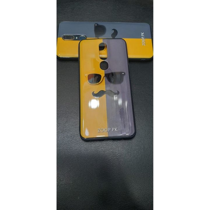Oppo F11 Pro Printed Back Cover - Mustaches | Daraz.pk