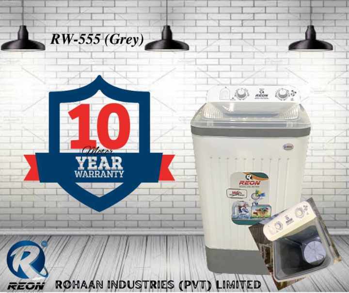 ROW-555 9kg Single Tub Washing Machine | Daraz.pk