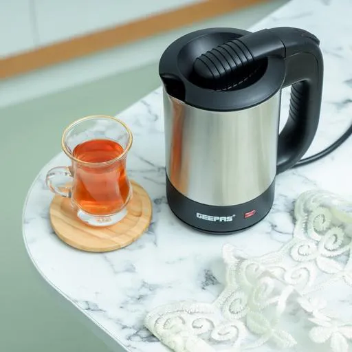 Geepas 0.5L Electric Kettle - 1000W Cordless Fast Boil Quiet For ...