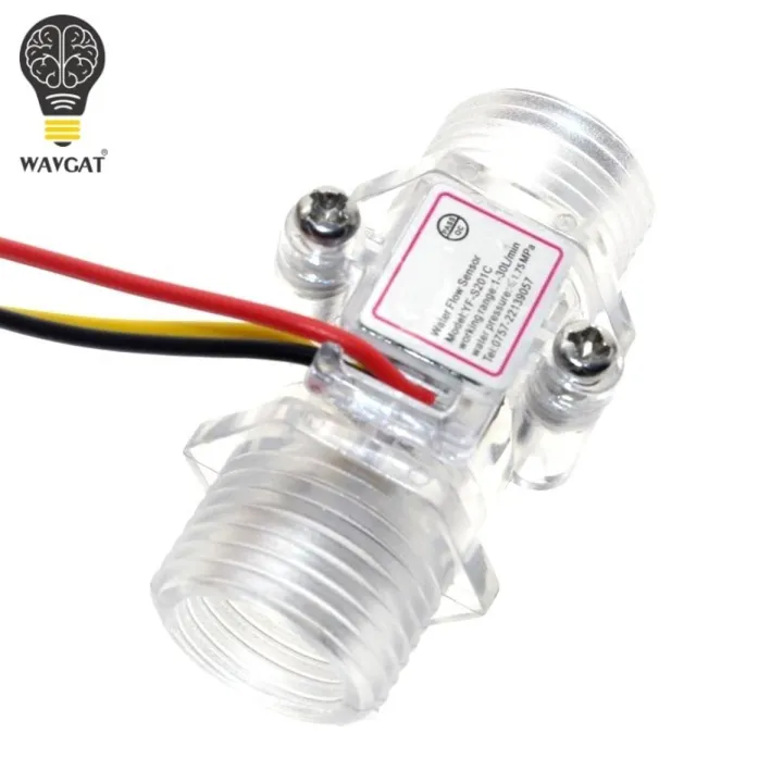 4 stars transparent flow sensor turbine flow meter water flow sensor ...