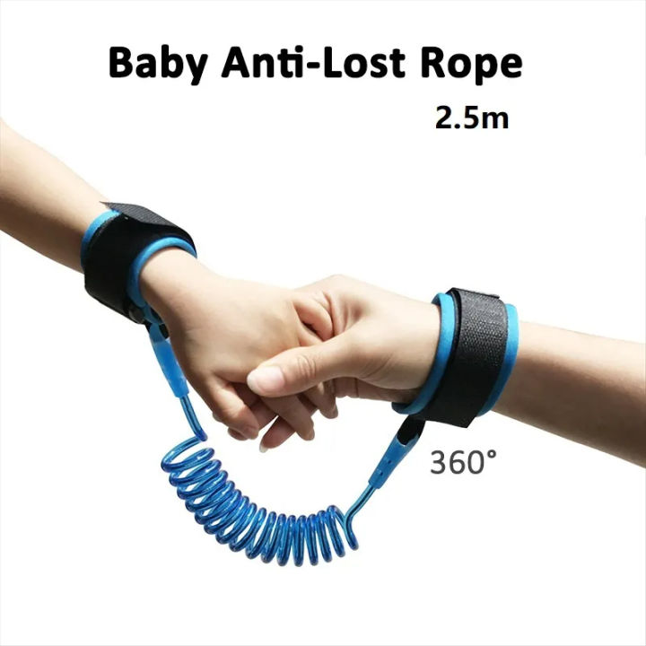 2.5M Baby Anti Lost Safety Velcro Wrist Link Traction Rope Baby Safety ...
