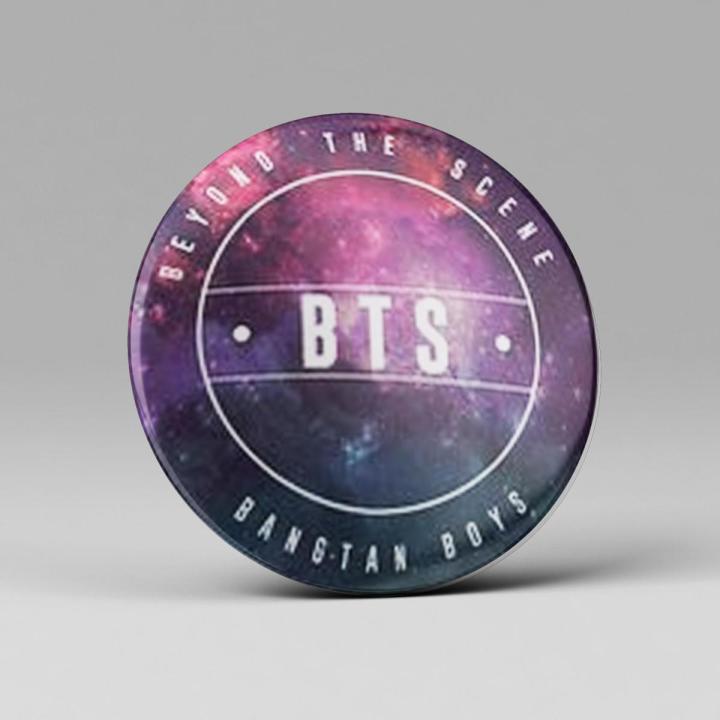BTS Badge Beyond The Scene Rounded for Kpop Army (2pc) | Daraz.pk