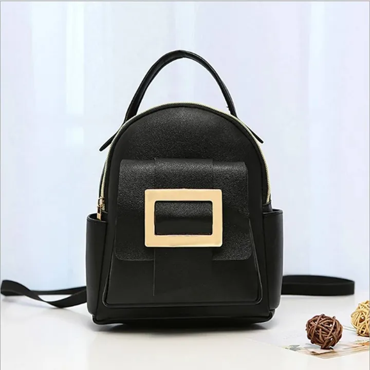 3 Styles use Pu Leather Material Mini Bag for Stylish Girl's (Backpack ...