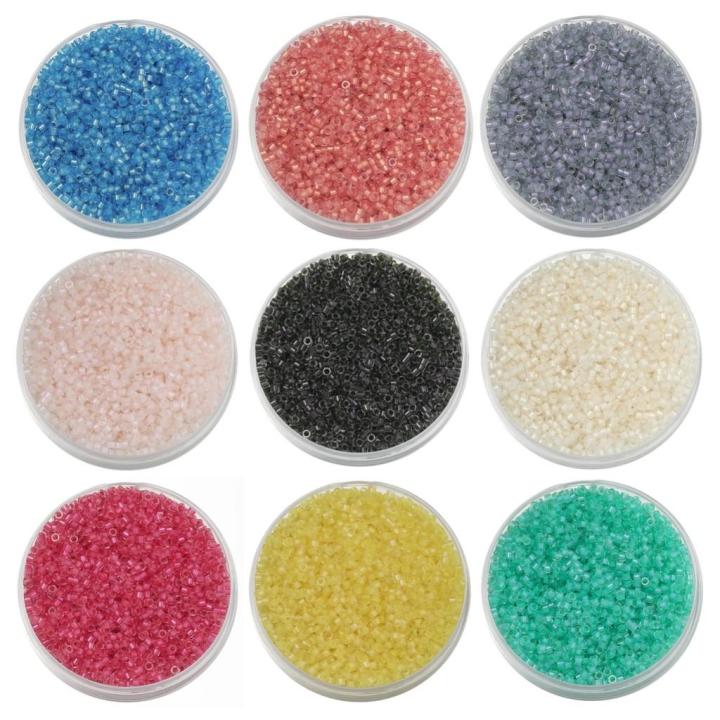 St. kunkka 10g Glass Rice Beads Colorful Transparent Filling Small ...