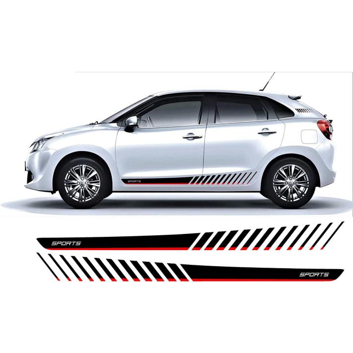 Car Side Decals(Universal) for All Cars 2 Decals | Daraz.pk