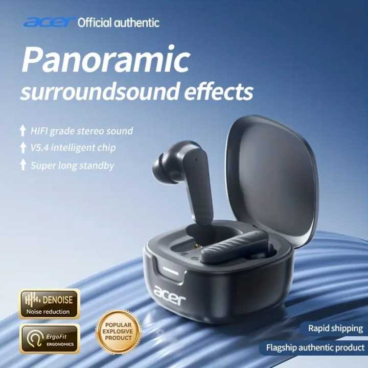 NEW Acer OHR503 ANC Wireless TWS Earphone Bluetooth 5.4 Active Noise ...