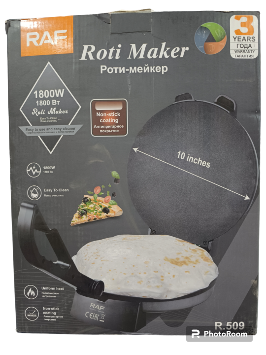 LOT RAF NON-Stick Coated | ELECTRIC ROTI MAKER DOUBLE SIDED HEATING ...