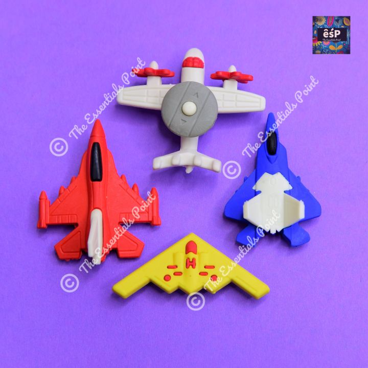 1 Pack of Airplanes / Fighter Jets Erasers - stationery rubber for kids ...