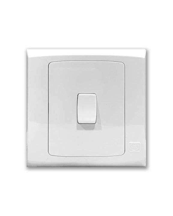 1 Gang 1 Way Switch - White | Daraz.pk