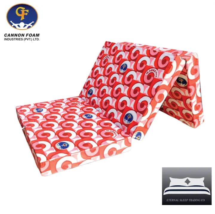 Cannon Folding Mattress | Magna Tri Fold Mattress (10 Years) | Daraz.pk