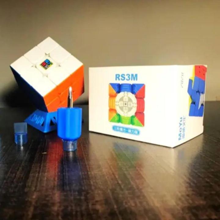 Moyu rs3m Rubiks Cube 3x3 High Qualith Magnatic Cube | Daraz.pk