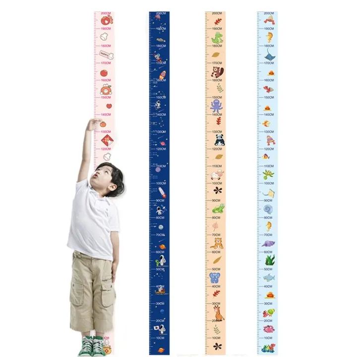 Durable 2M Height Height Measurement Sticker Waterproof Removable Child ...