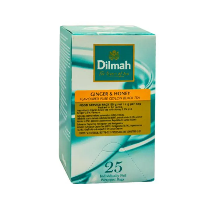 Dilmah Fun Tea Selection 50g (2g x 25s) - Ginger & Honey (𝐢𝐦𝐩𝐨𝐫𝐭𝐞𝐝 & 𝐨𝐫𝐢𝐠𝐧𝐚𝐥) | Daraz.pk
