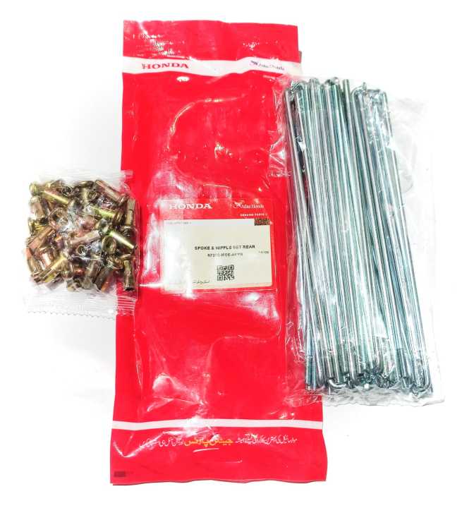 WHEEL TAAR/HUB SPOKES SET CG125 BACK WHEEL COMPLETE (GENINE) | Daraz.pk