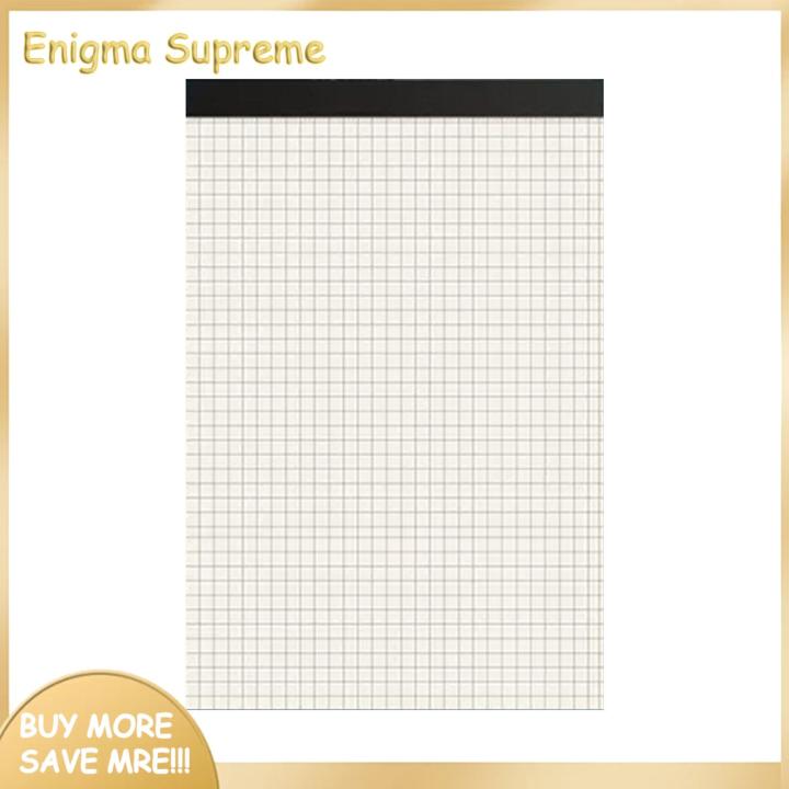 Enigma- Square Grid Notebook Quadrille Grid Paper Pad 80 Sheets Easy ...