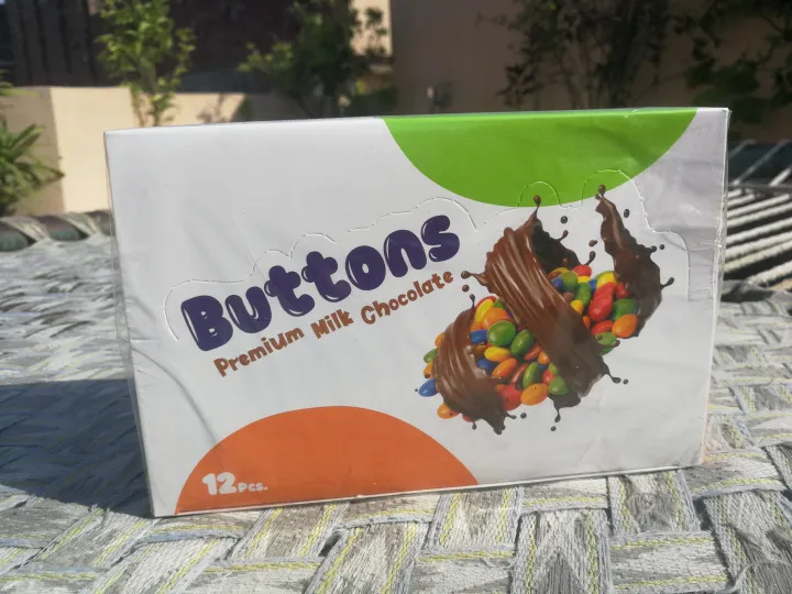 Candyland Buttons Premium Milk Chocolate | Creamy & Smooth Milk ...