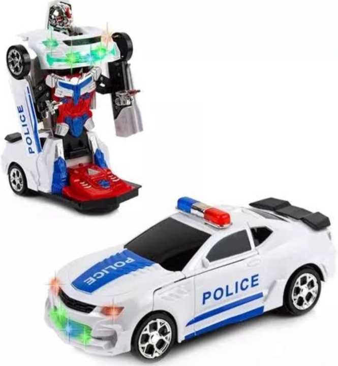 Transformer Mini Police Robot Car Toy For Kids | Daraz.pk