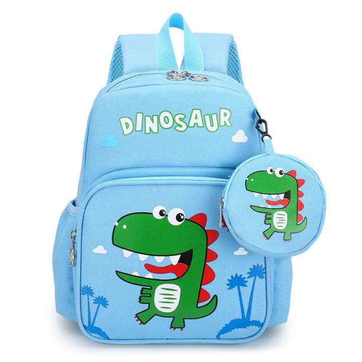 Dino Backpack - Sky Blue | Daraz.pk