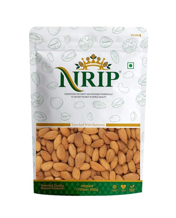 NRIP Almond Kernels California (Badam Giri) 1kg Gm | Daraz.pk