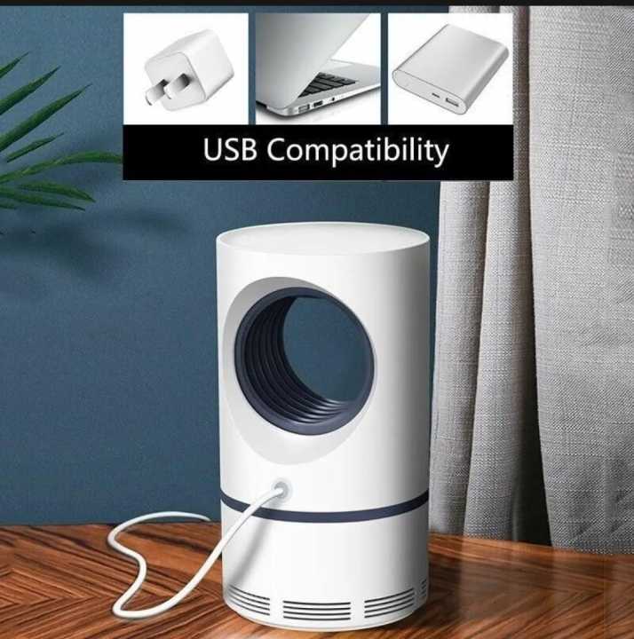 electric fly bug mosquito insect killer. Led light trap control lamp ...