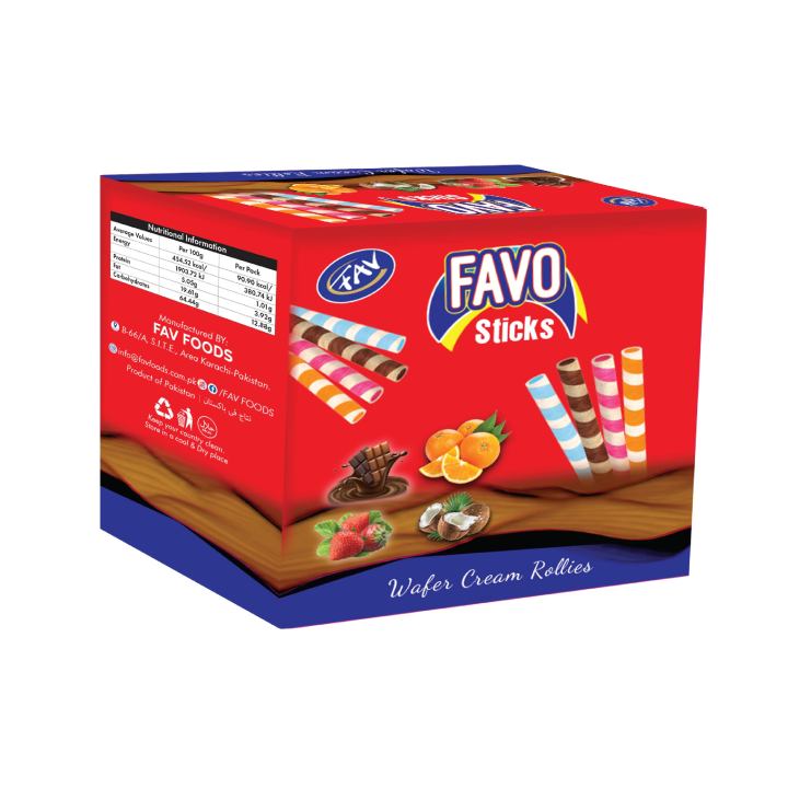 FAVO ROLL (STICK) Mix Chocolate & Strawberry "Dual Delight: FavO Roll ...