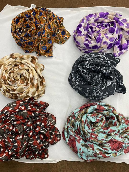 STOLE LAWN PRINT STYLE MIX PRINTED 14 035 0000 (Fashion / Women / Muslim Wear / Hijabs / Flower ...