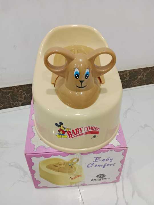 Mouse Shape Cute Baby Pot Plastic Baby Potty Seat Portable Easy to ...