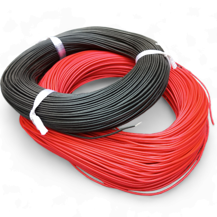 50/100 Feet Black Red Flexible Tin Coated Jumper Hook Wire (11 Wires ...