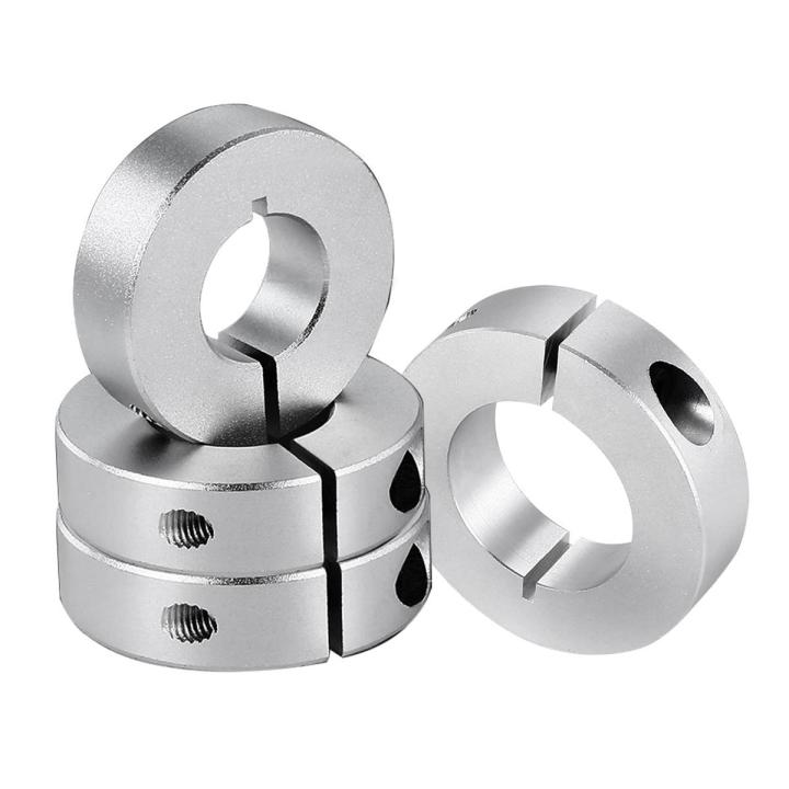 4 Pack Split Shaft Collar Bore 20Mm Aluminum One Piece Shaft Collar ...
