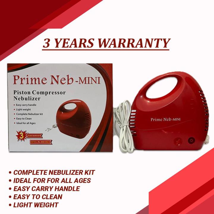 Nebulizer by Prime Mini neb Air Piston Compressor Nebulizer Kit - 3 ...
