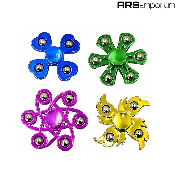 Fidget Spinner for Kids & Adults - Colorful Stress Relief Toy with ...
