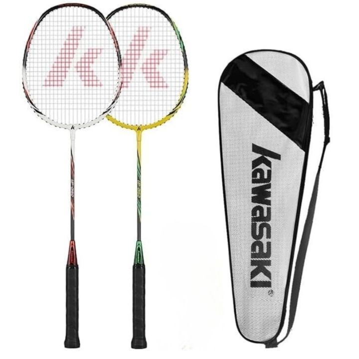 Badminton Racket Set, 2-Player Dual Badminton Racket Set with ...