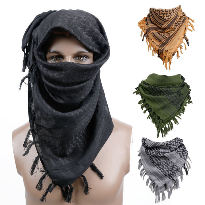 Camping Hiking Scarf for Men Women Arab Square Scarf Tactical Shemagh ...