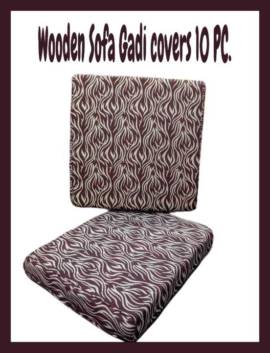 Export Wooden Sofa Cushions Covers gadi cover 10 pieces | Daraz.pk