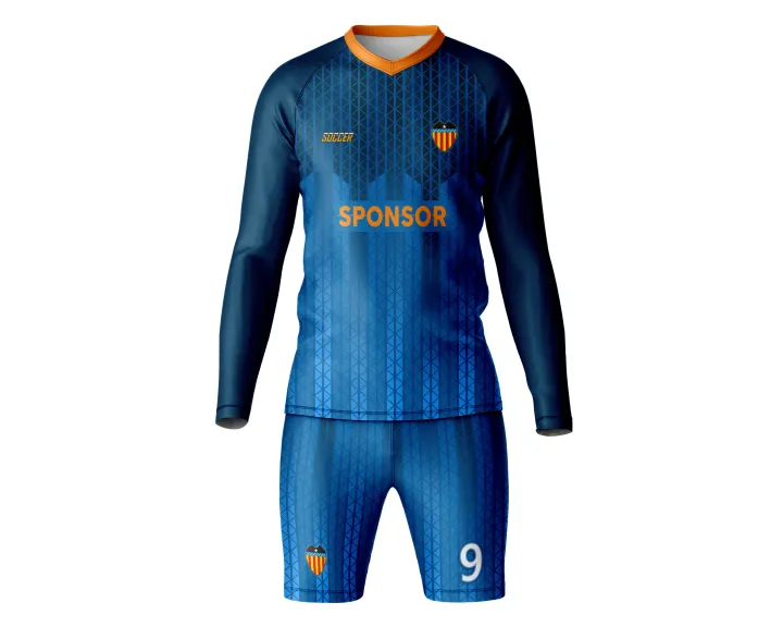Customize Sports Jersey Kit With Full Sleeve Tee & Short | Daraz.pk