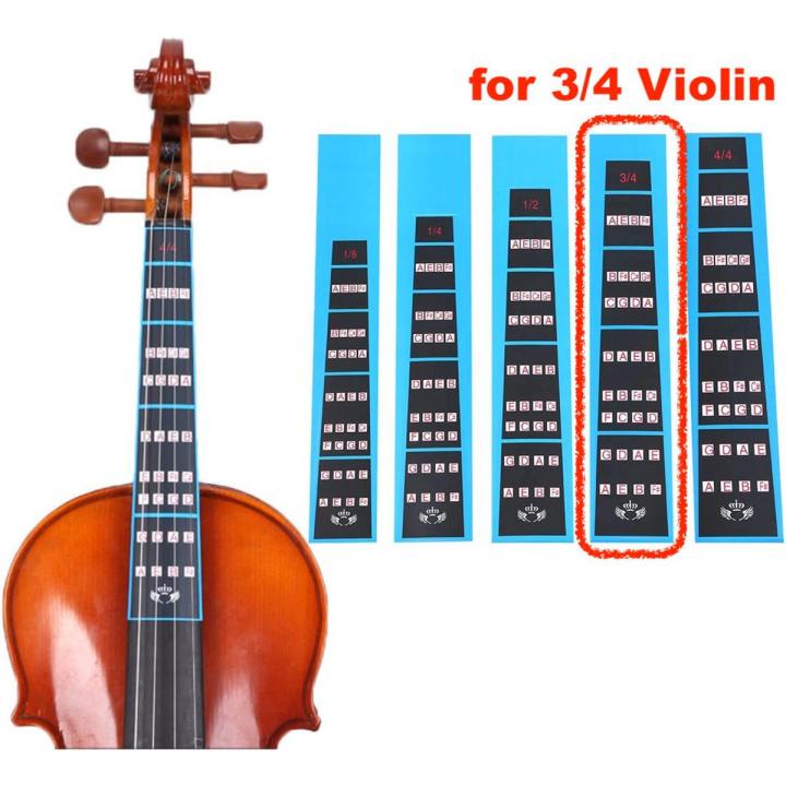 Violin Finger Guide Fingerboard Sticker Fretboard Marker Label Finger ...