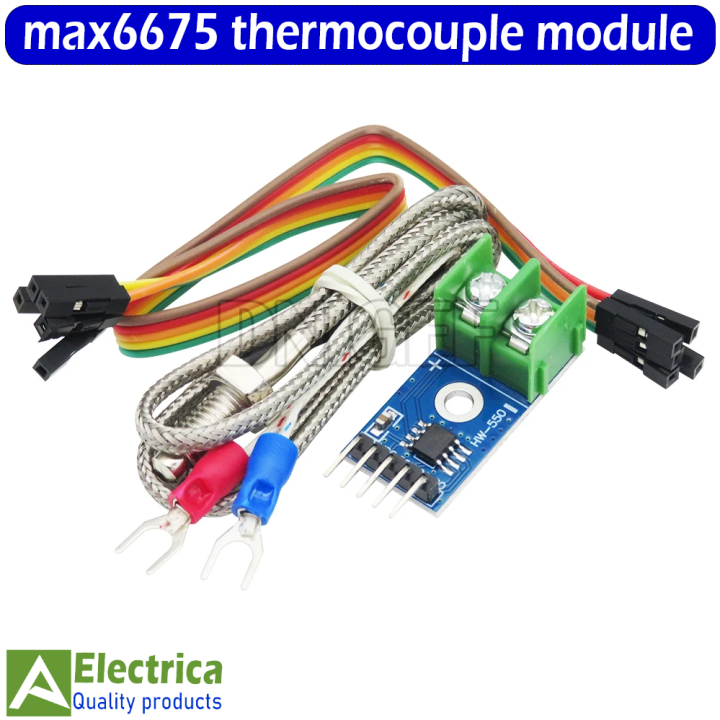 DNIGEF MAX6675 Module + K Type Thermocouple Thermocouple Sensor ...