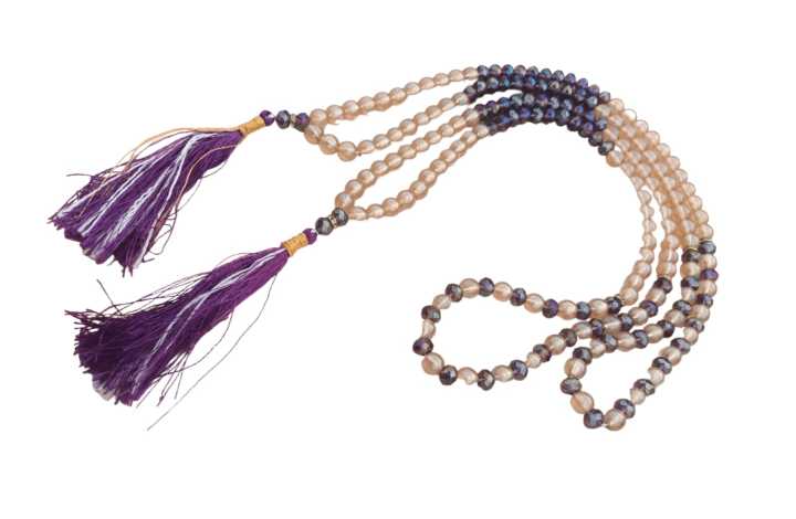 Pair crystal 100 Beads Rosary Prayer Beads Misbaha Tasbih or Tasbeeh ...