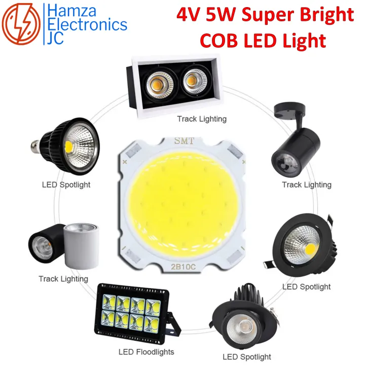 2PC's DC 4V COB LED Bulb 3.7V Lamp for DIY Work Lights House Decor ...