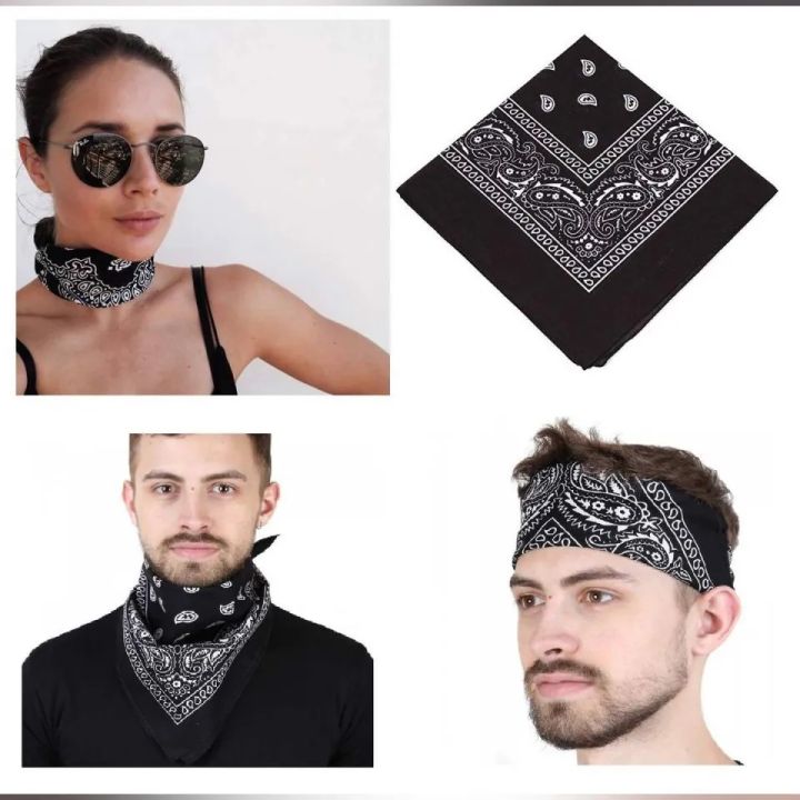 Pack of 1 - Bandana Scarf Head Wrap Scarf For Men Women - Paisley ...