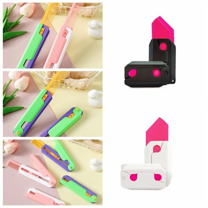 Push Card Carrot 3D Gravity Carrot Toy Push Card Mini Model Fidget Comb ...