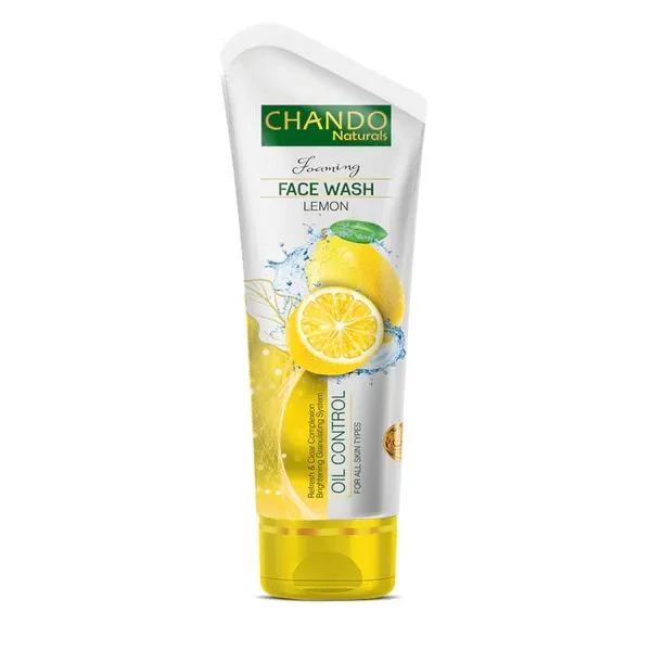 Face Wash | Chando Naturals Lemon Oil Control Face Wash 100ml Gentle ...