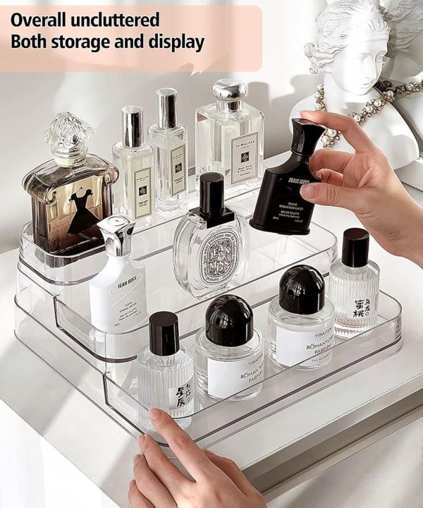 Acrylic Perfume display rack, high-grade skin care lotion sample ...