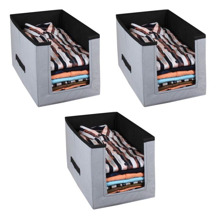 Pack of 3 - Shirt Stacker, Shirt Stacker Organizer, Shirt Stacker Front ...