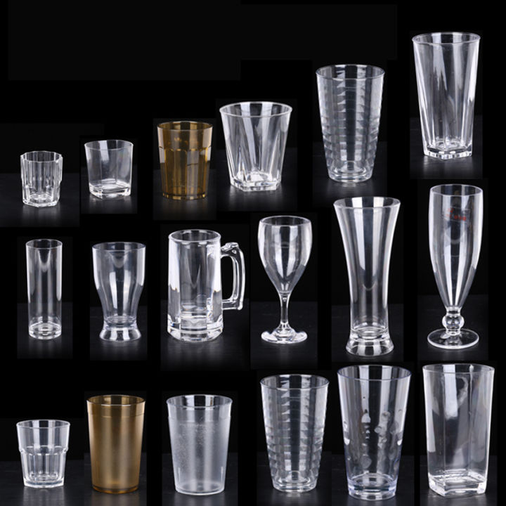 Pc Transparent Cup Reusable Better Than Glass 1pc Liquor Glass Short ...