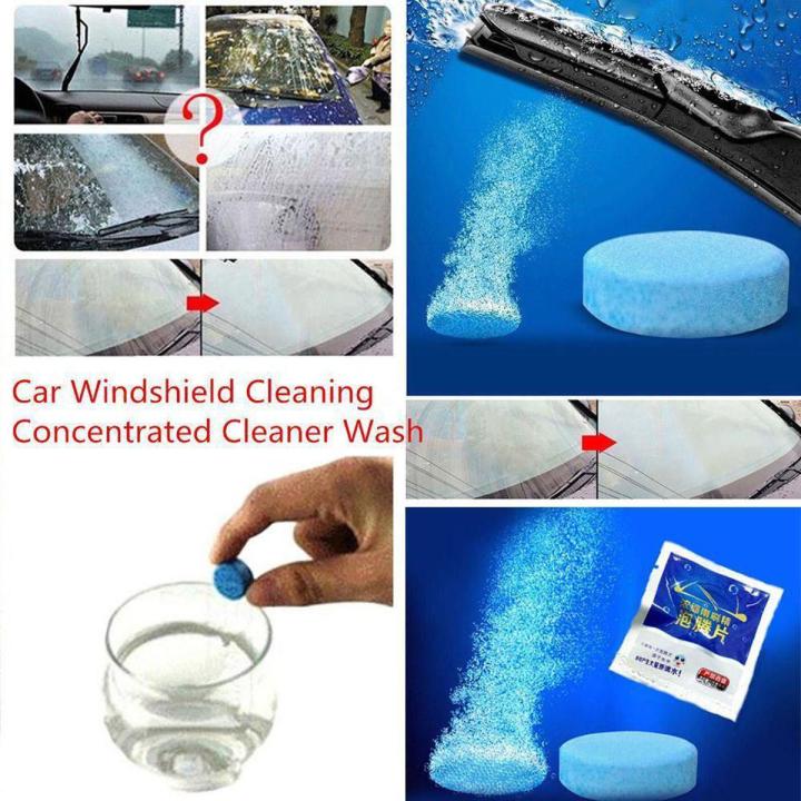 2Pc Windshield Wash Tablets Wind Screen Glass Cleaner Tablets | Daraz.pk