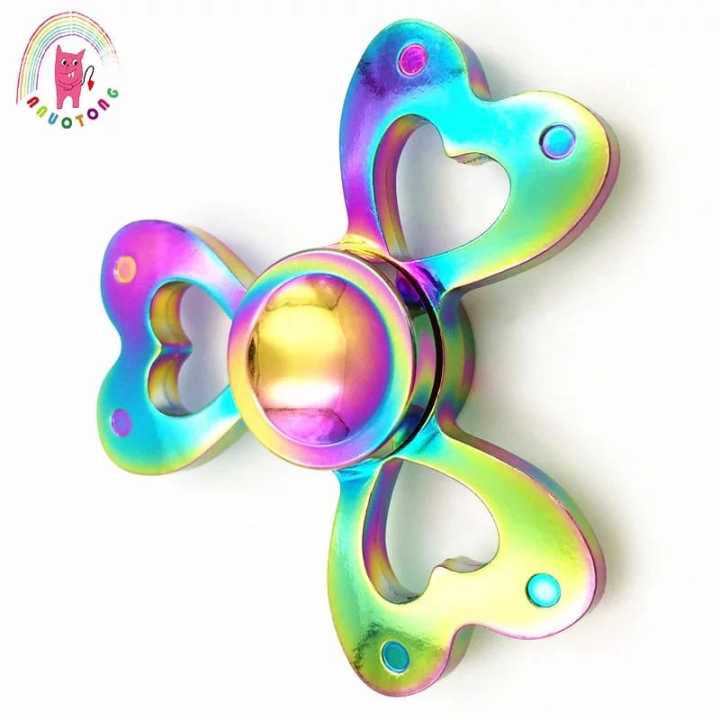 Heart Shape Metal Fidget Spinner | Daraz.pk